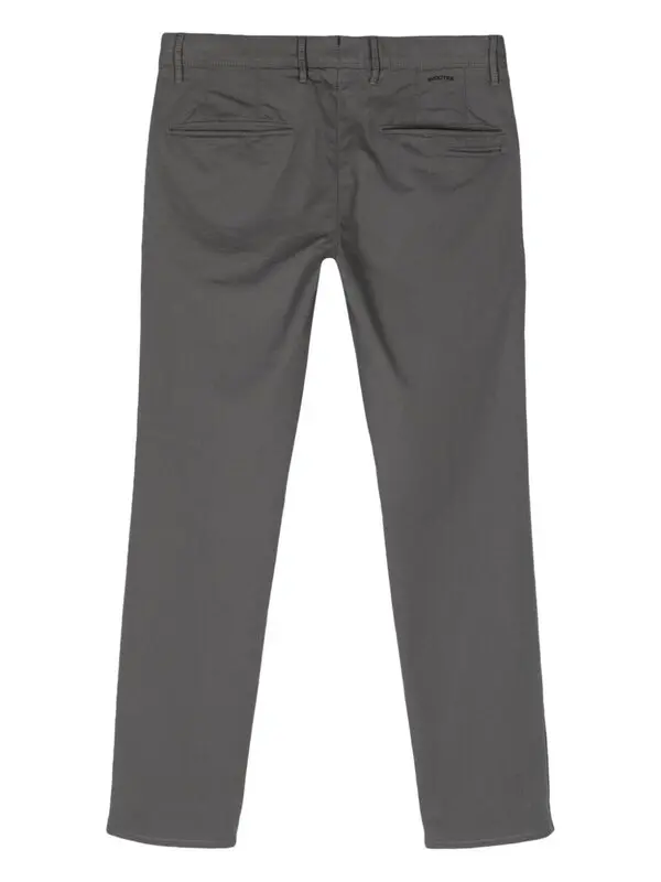 Incotex Cropped Chino Trousers - Grey