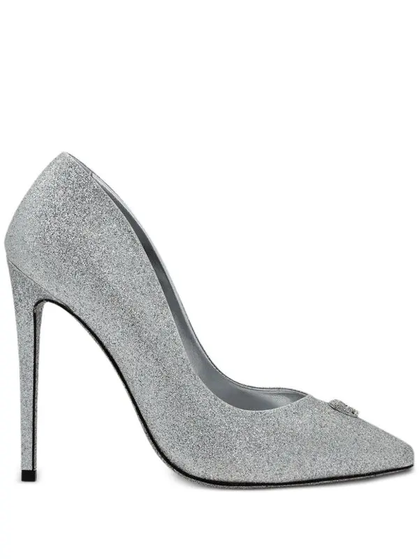 Philipp Plein 120mm Glittered Pumps