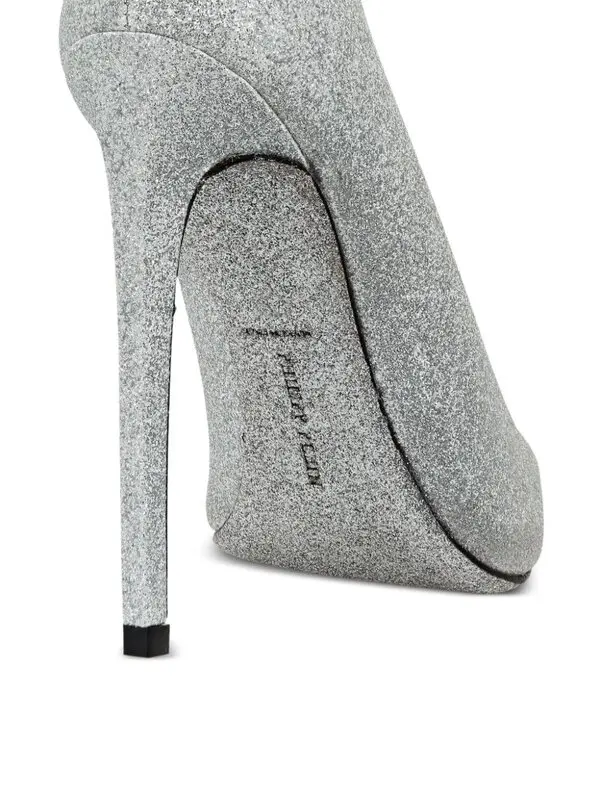 Philipp Plein 120mm Glittered Pumps