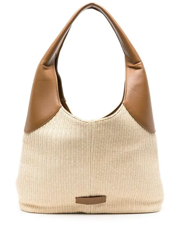 THEMOIRE Ninfa Straw Shoulder Bag