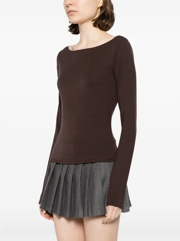 REFORMATION Wiley Boat-neck Top