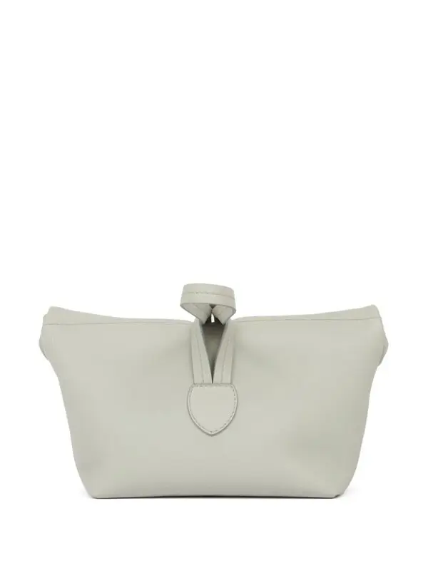 MAISON MARGIELA Paper Leather Clutch Bag - Grey