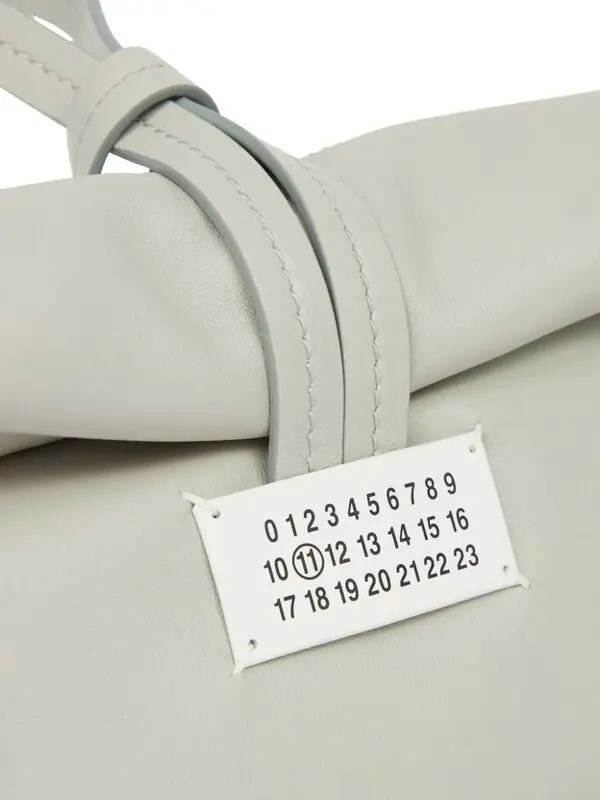 MAISON MARGIELA Paper Leather Clutch Bag - Grey