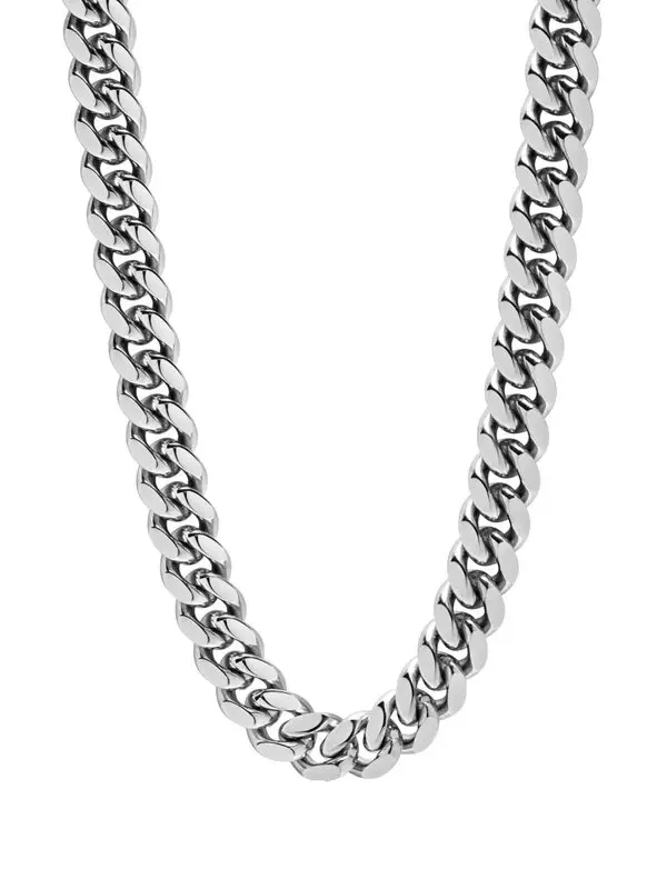 NIALAYA JEWELRY Rolo Chain Necklace - Silver