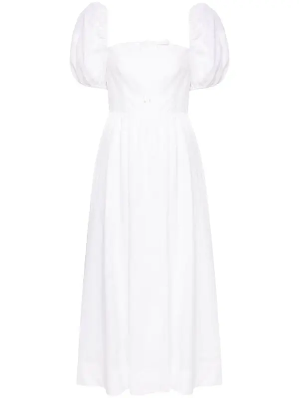 REFORMATION Marella Linen Midi Dress