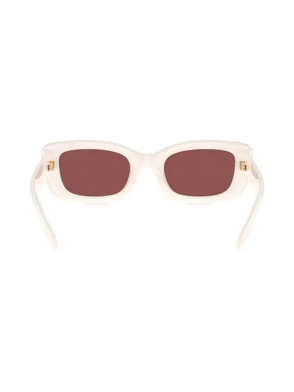 COACH® Logo-plaque Rectangle-frame Sunglasses