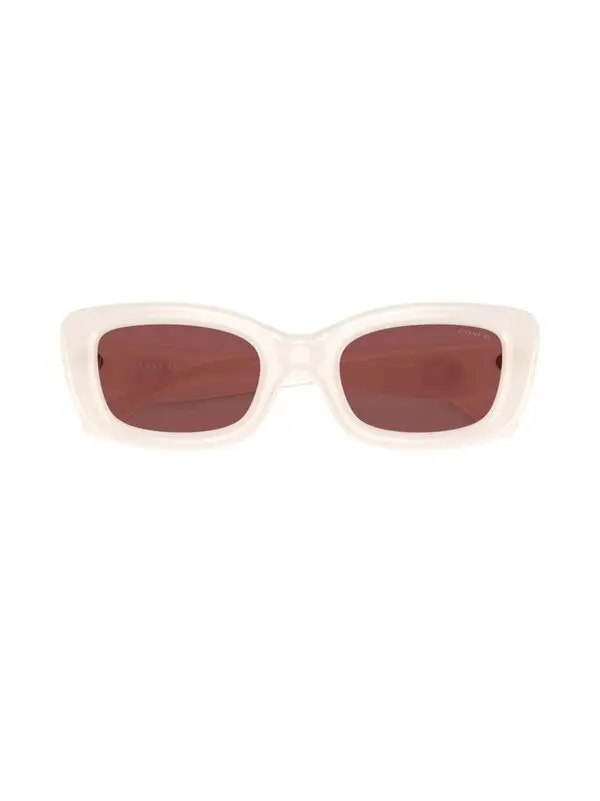 COACH® Logo-plaque Rectangle-frame Sunglasses