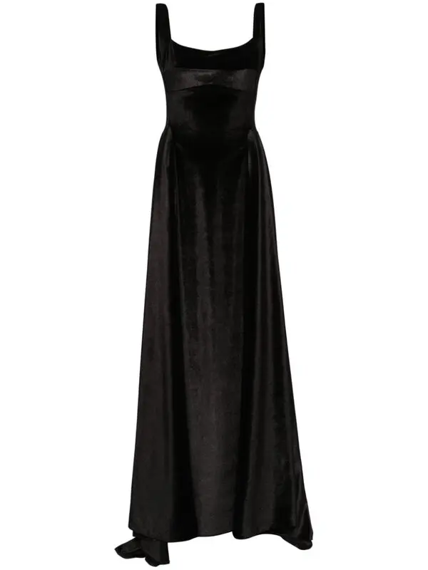ATU BODY COUTURE V-back Velvet Gown