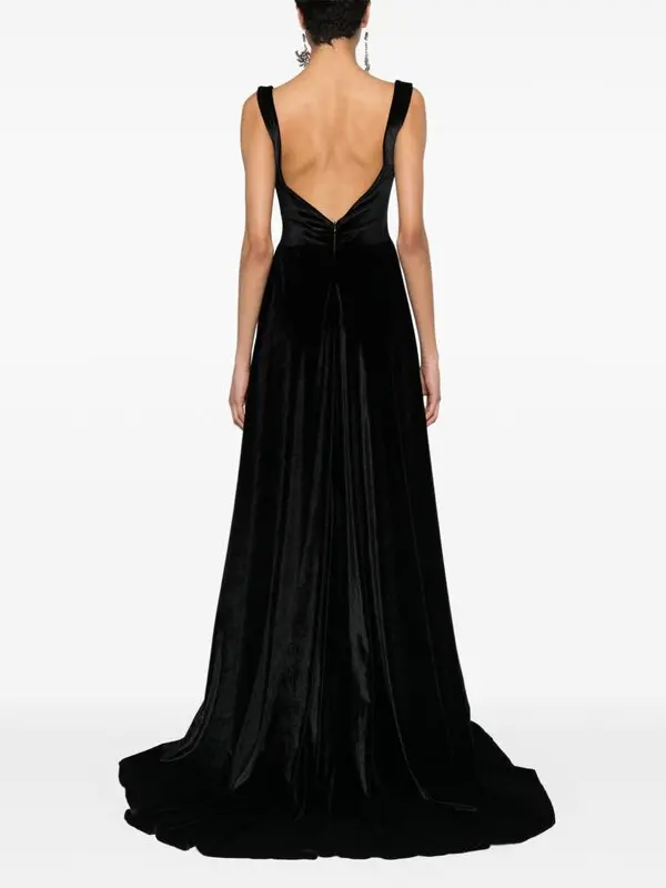 ATU BODY COUTURE V-back Velvet Gown
