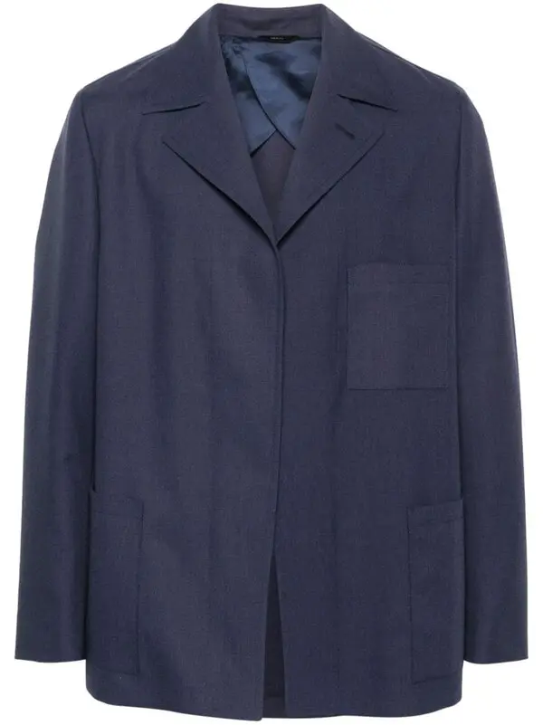 Fendi Single-breasted Wool Blazer
