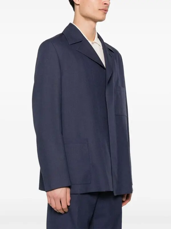 Fendi Single-breasted Wool Blazer