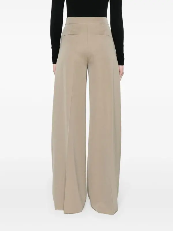 Max Mara Pleated Wide-leg Trousers - Neutrals