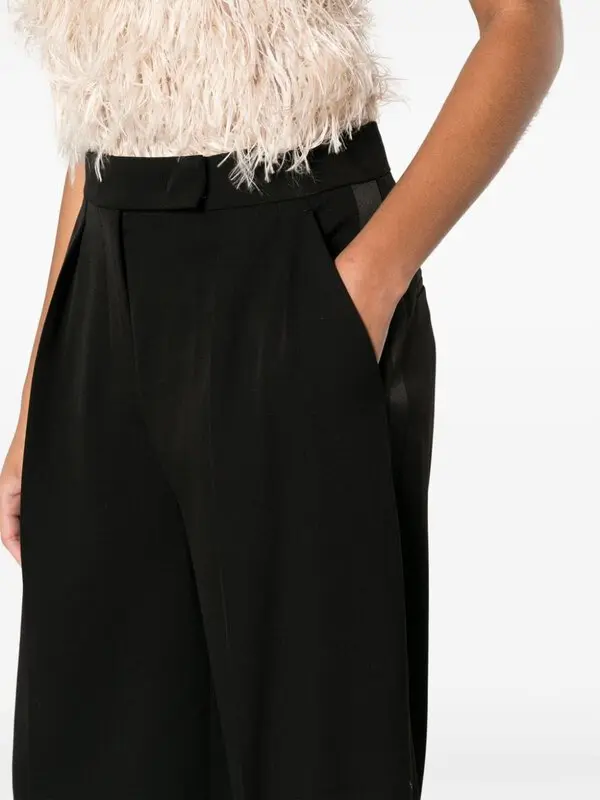 Max Mara High-waist Wide-leg Pleated Trousers