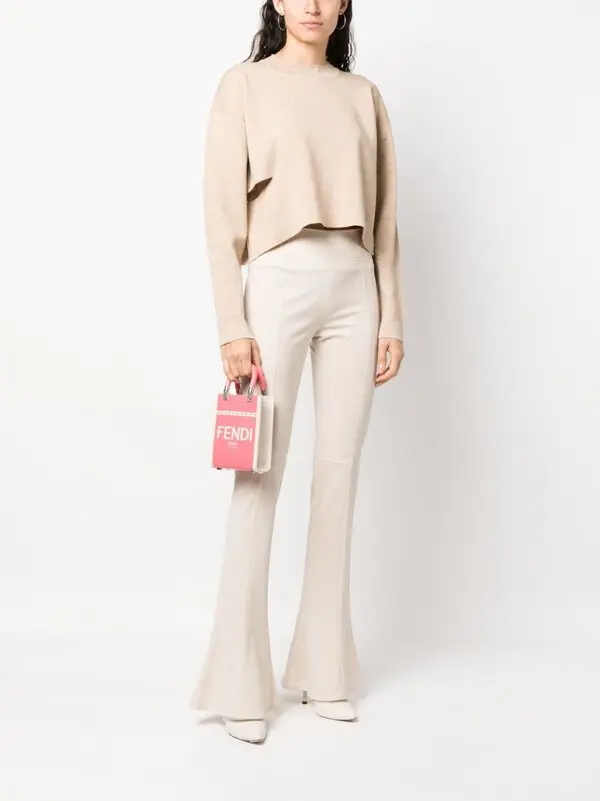 Fendi Logo-print Shoulder Bag - Pink