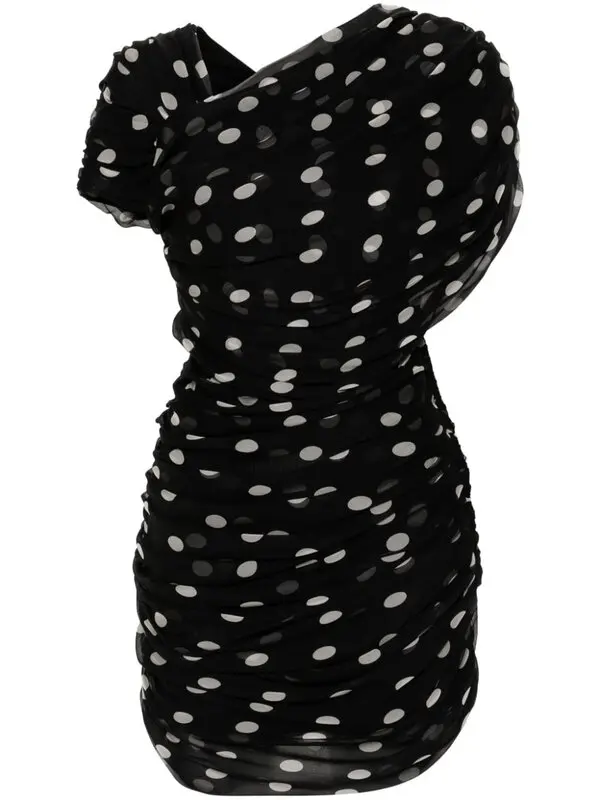 Saint Laurent Polka-dot Mini Dress