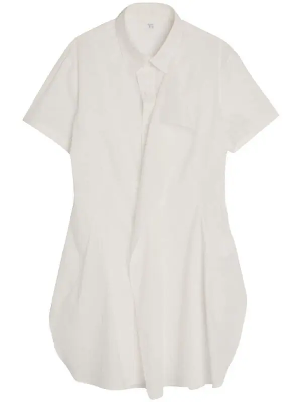 Y’s Draped Cotton Shirt