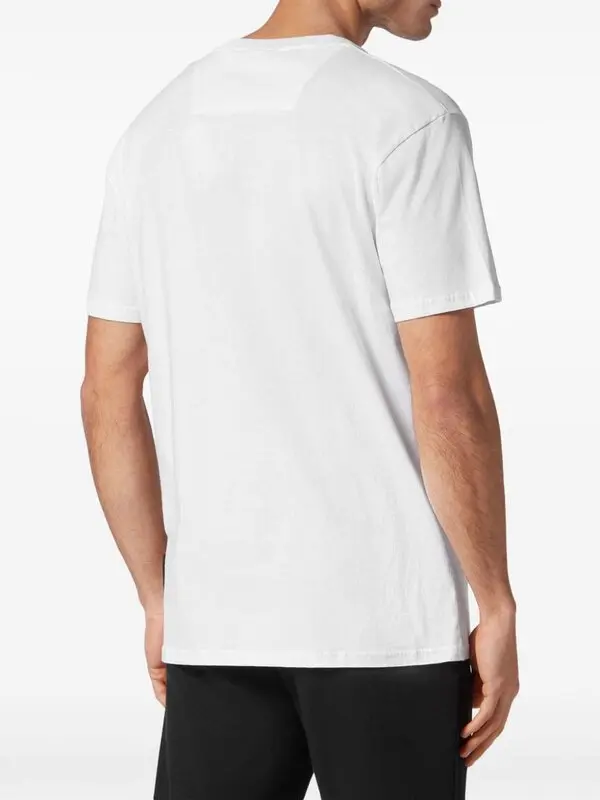 PLEIN SPORT Carbon Tiger-print Cotton T-shirt - White