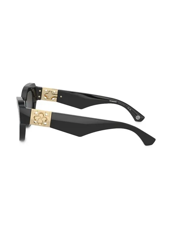 Burberry Rose Monogram Cat-eye Sunglasses - Grey