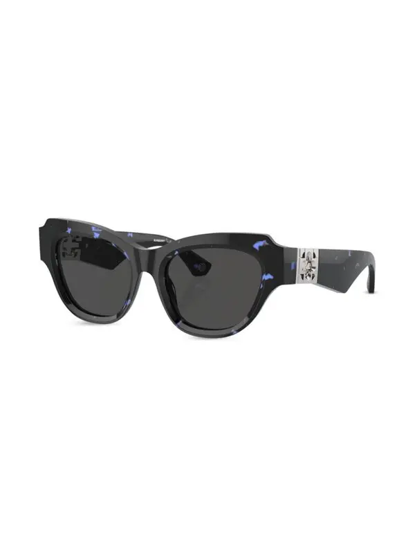 Burberry Rose Monogram Cat-eye Sunglasses - Blue