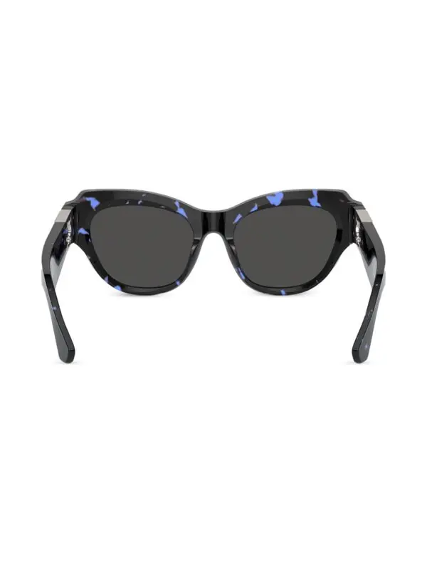Burberry Rose Monogram Cat-eye Sunglasses - Blue