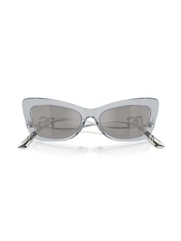 Dolce & Gabbana Crystal Cat-eye Sunglasses - Silver