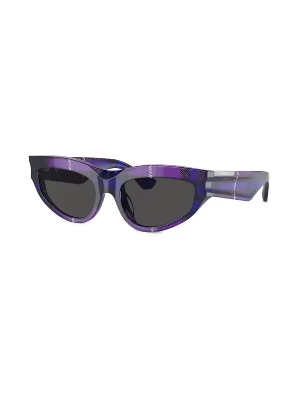 Burberry Checkered Cat-eye Sunglasses