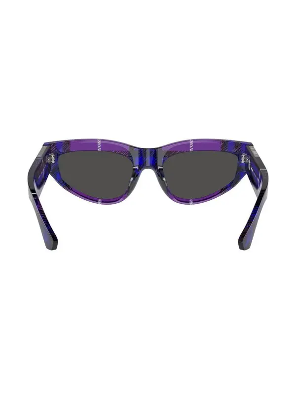 Burberry Checkered Cat-eye Sunglasses