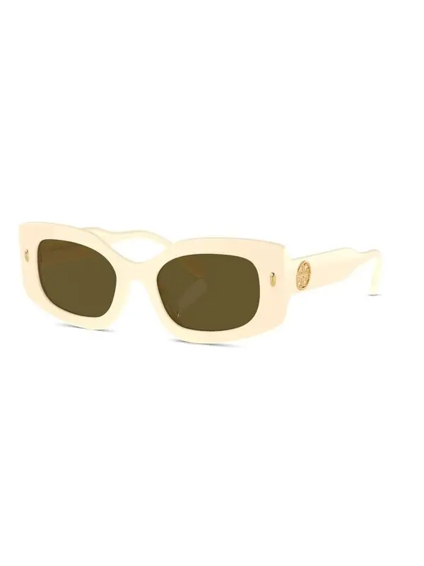 Tory Burch Miller Rectangle-frame Sunglasses