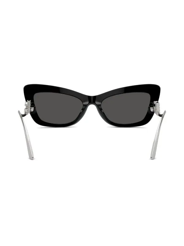 Dolce & Gabbana Crystal Cat-eye Sunglasses - Silver