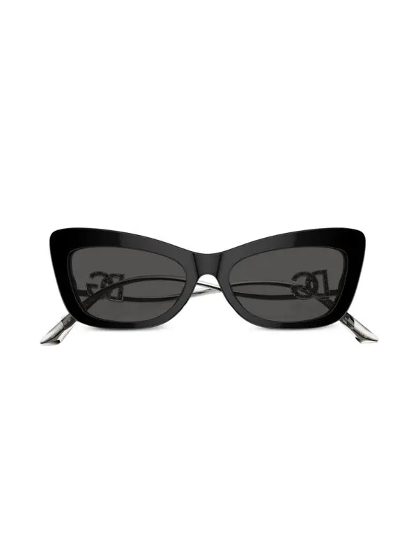 Dolce & Gabbana Crystal Cat-eye Sunglasses - Silver