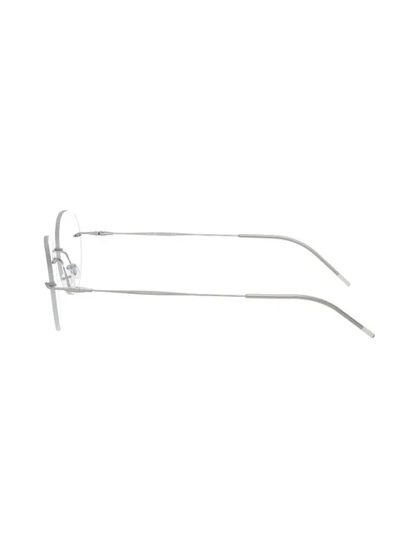 Giorgio Armani Rimless Round-frame Eyeglasses