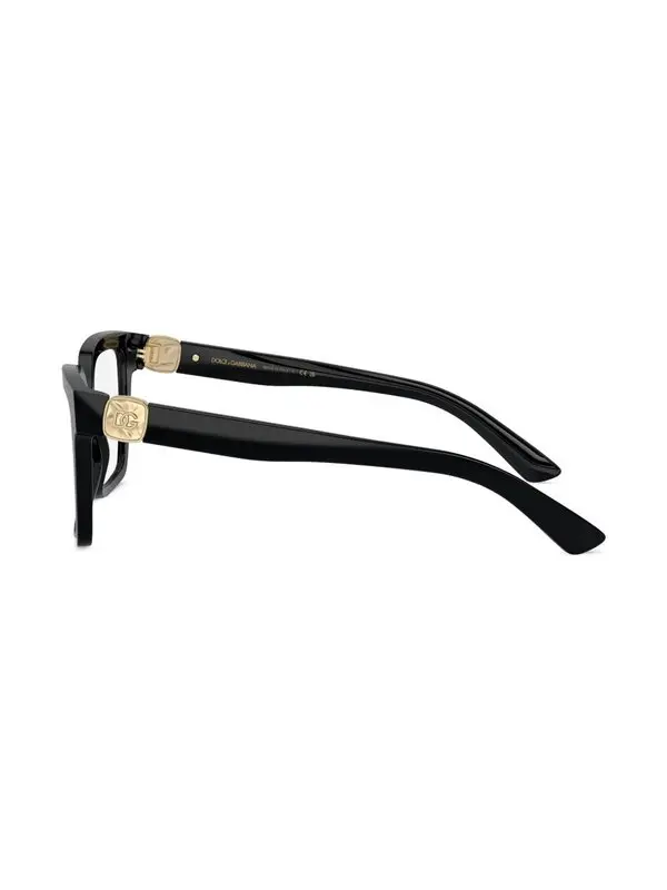 Dolce & Gabbana Logo-plaque Square-frame Glasses