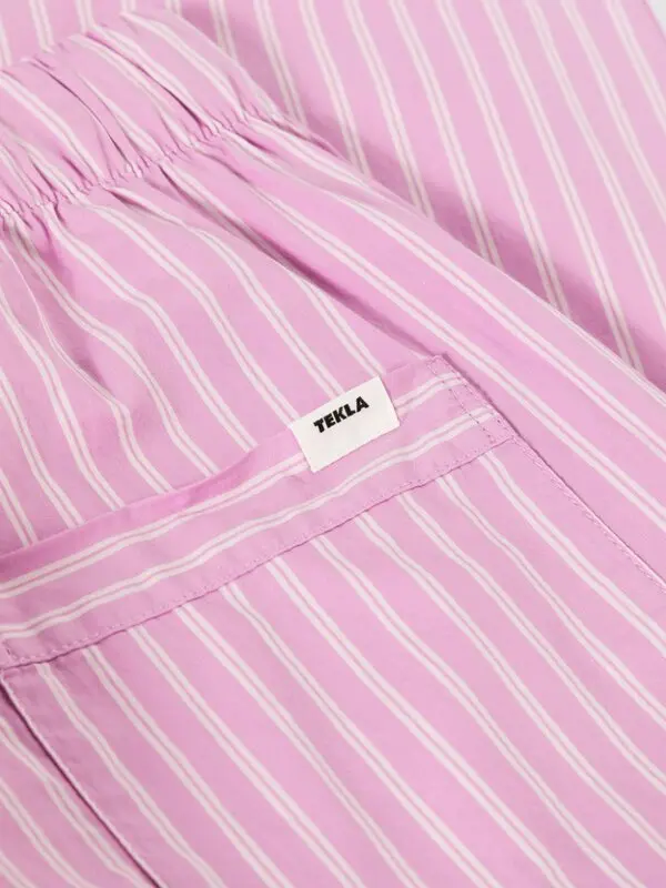 TEKLA Striped Poplin Pyjama Pants