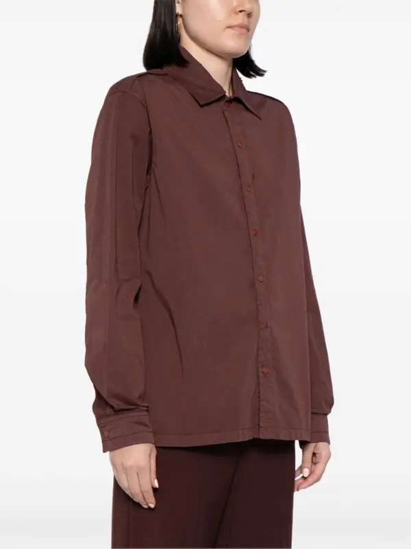 LEMAIRE Dyed Cotton-satin Shirt