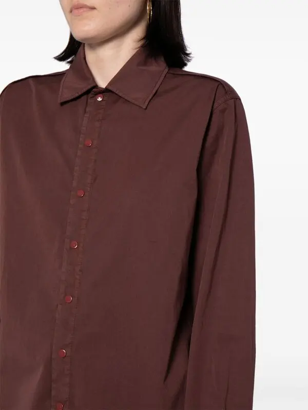 LEMAIRE Dyed Cotton-satin Shirt