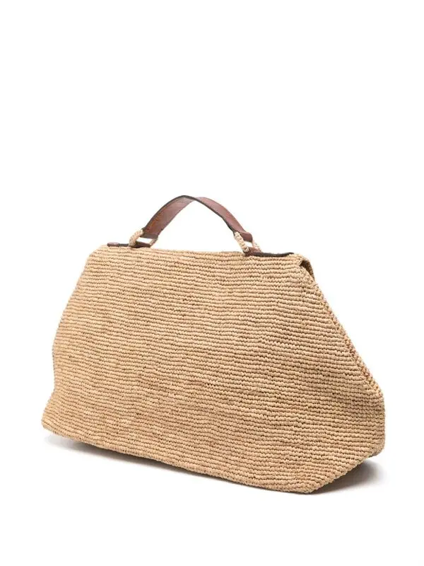 IBELIV Lahady Raffia Tote Bag - Neutrals