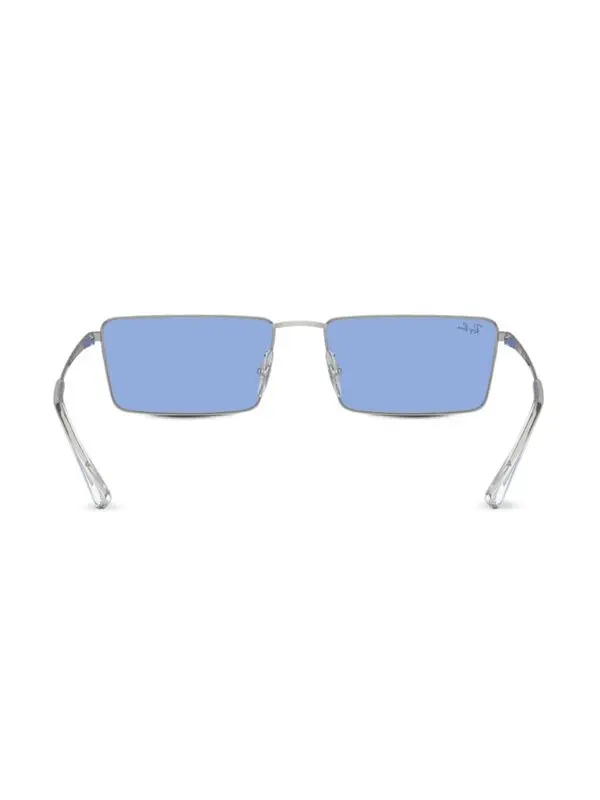 Ray-ban Rectangle-frame Sunglasses - Silver