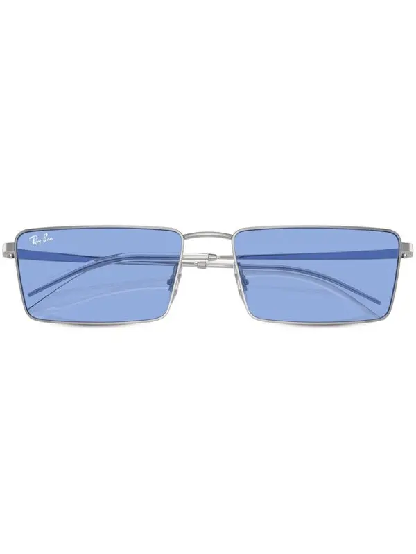 Ray-ban Rectangle-frame Sunglasses - Silver