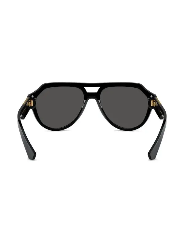 Dolce & Gabbana Logo Pilot Sunglasses