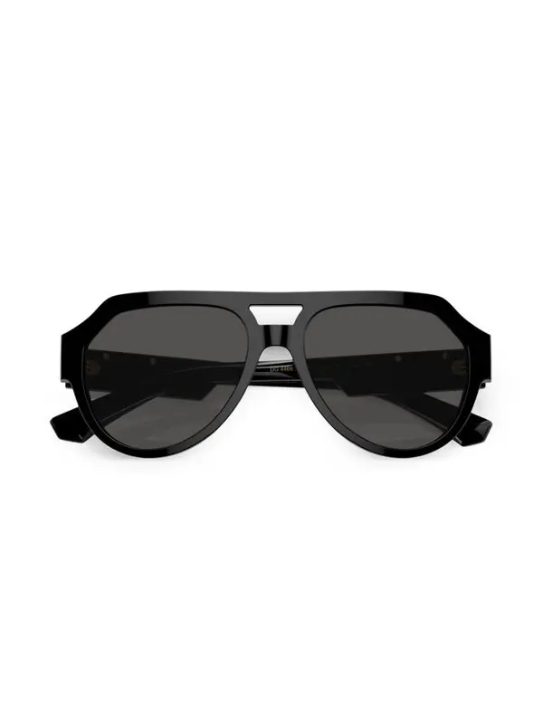 Dolce & Gabbana Logo Pilot Sunglasses