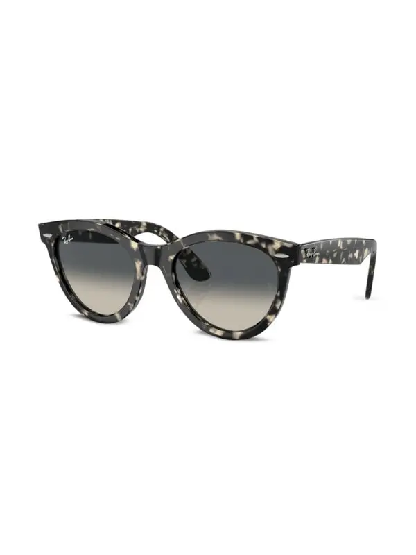 Ray-ban Wayfarer Tortoiseshell Effect Sunglasses - Grey