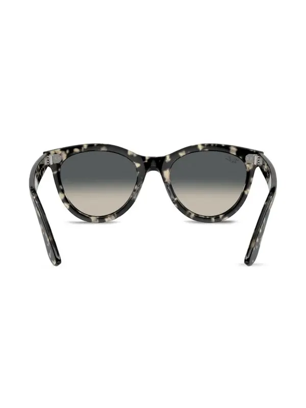 Ray-ban Wayfarer Tortoiseshell Effect Sunglasses - Grey