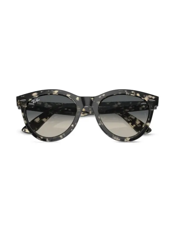 Ray-ban Wayfarer Tortoiseshell Effect Sunglasses - Grey