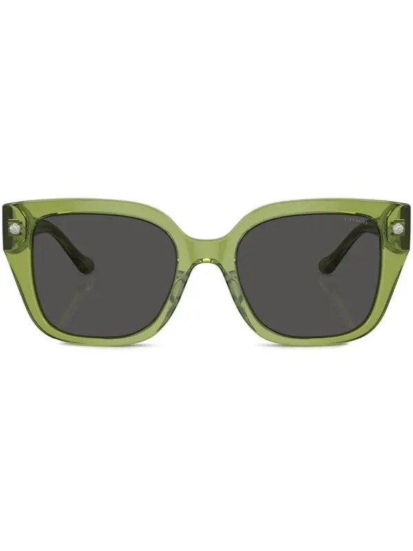 COACH Square Frame Sunglasses - Green