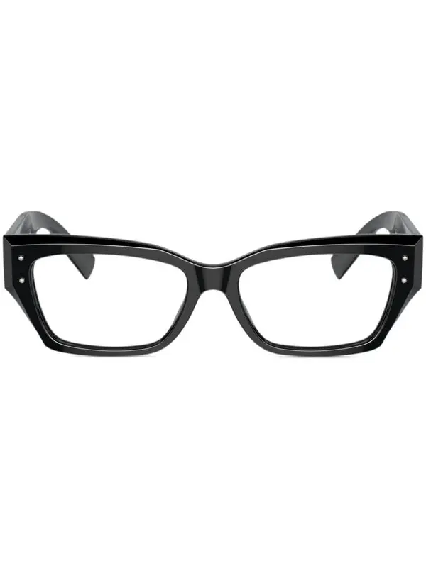 Dolce & Gabbana Rectangle-frame Glasses - Black