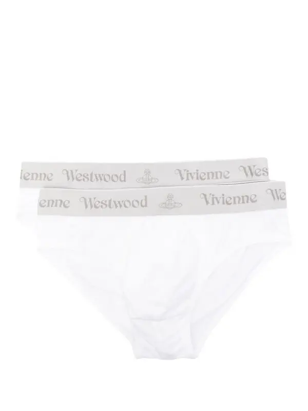 VIVIENNE WESTWOOD Orb-motif Briefs - White