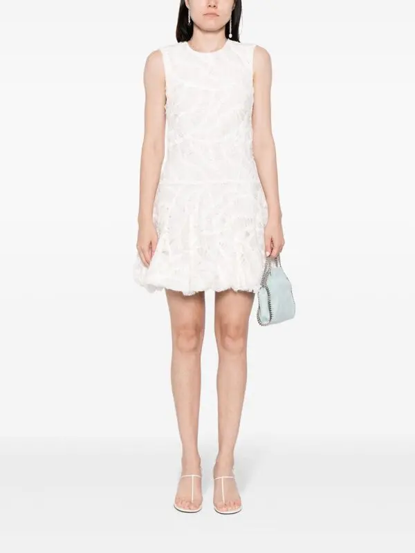 Simkhai Vallan Ruffle-detail Mini Dress - White