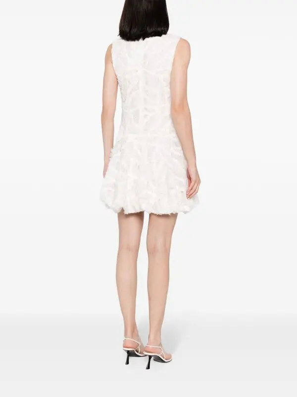 Simkhai Vallan Ruffle-detail Mini Dress - White
