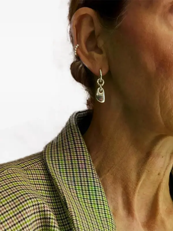 OTIUMBERG Lapillus Drop Earrings - Silver