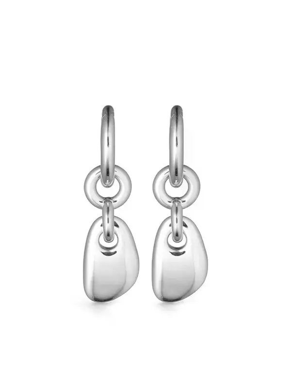 OTIUMBERG Lapillus Drop Earrings - Silver